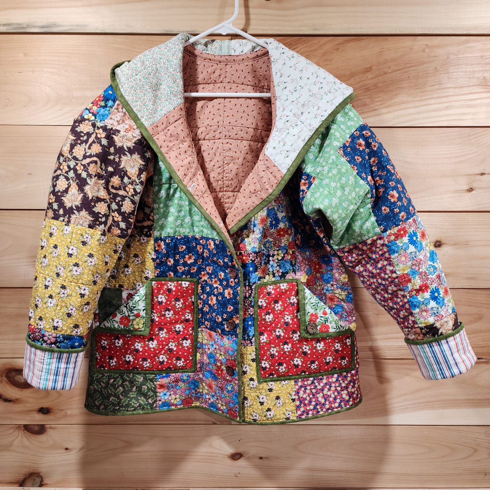 First Handmade Quilted Coat Quilt Jacket – Maine Quilt Company